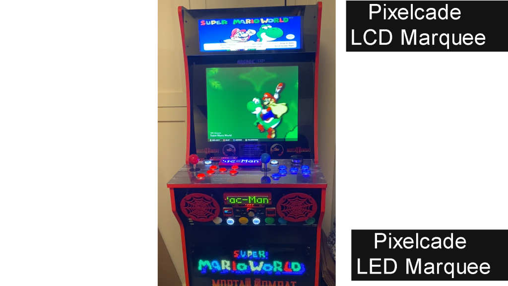 Pixelcade LCD Marquee for Arcade1Up – CAT // Creative Arts and Technology